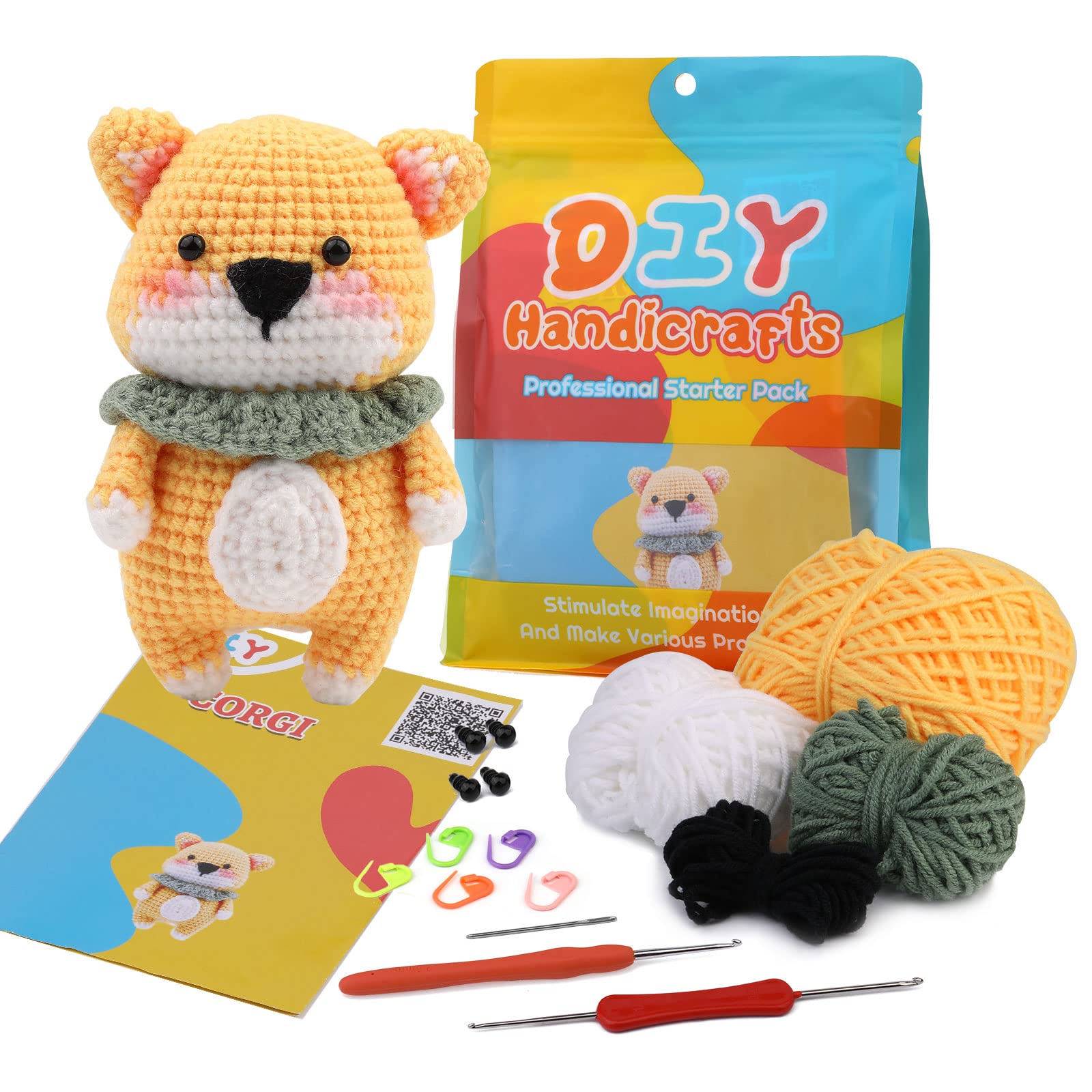 Corgi Crochet Kit for Beginners – Kdafio